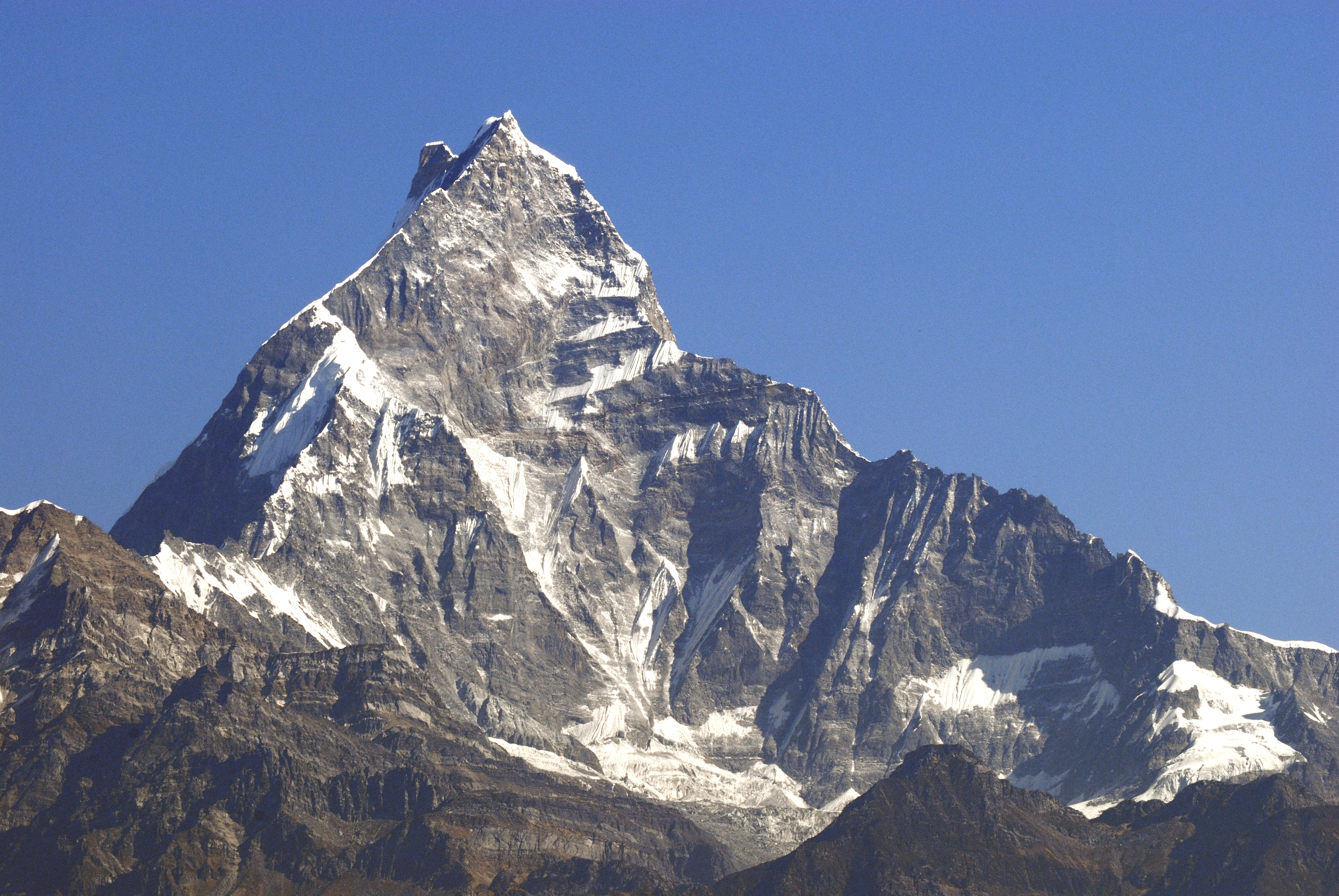 Machapuchare is a mountain in the Annapurna Himal of north central ...